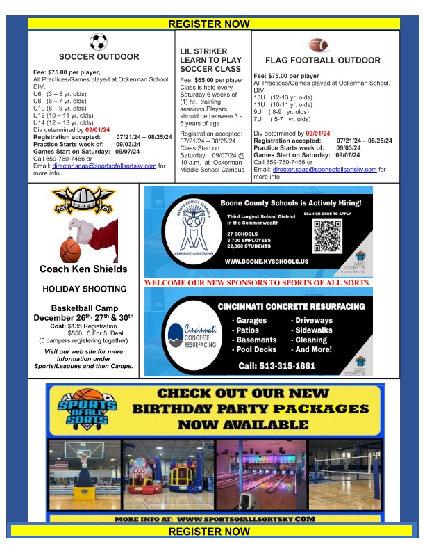 Home | Sports of all Sorts KY